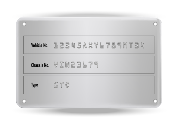 Reliable solutions for Metal Plate Embossing needs | Matica
